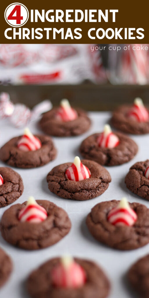 4 Ingredient Christmas Cookies - Your Cup of Cake