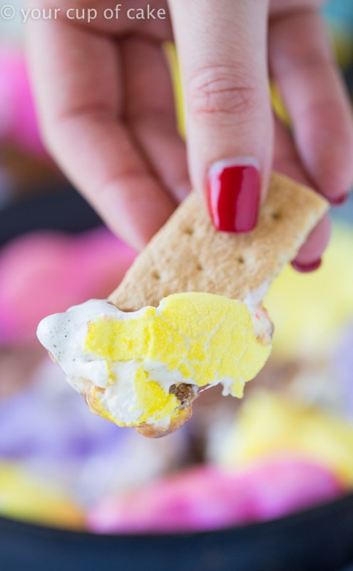 Easy Easter S'mores Skillet - Your Cup of Cake
