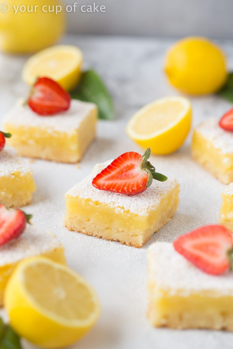 Ultimate Lemon Bars - Your Cup of Cake