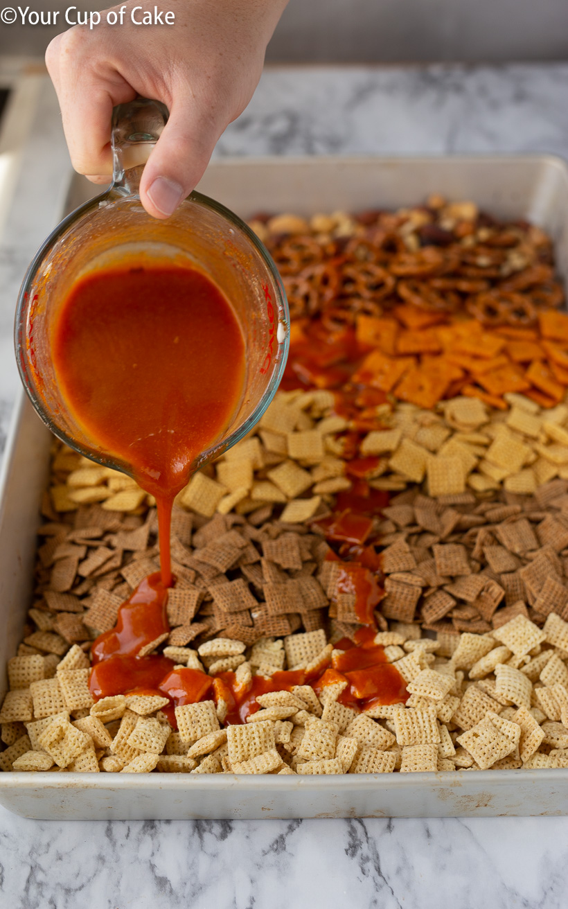Tangy Buffalo Chex Mix - Your Cup of Cake