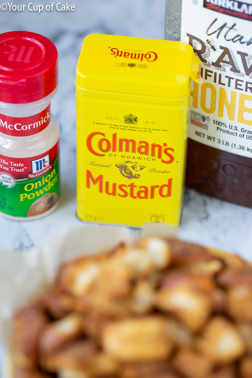 Honey Mustard Pretzel Pieces - Your Cup of Cake